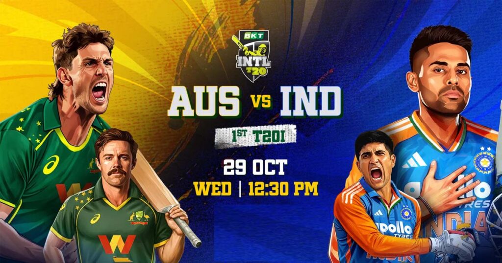 IND vs AUS T20 2025 – LIVE STREAMING & LIVE SCORE: India vs Australia ...
